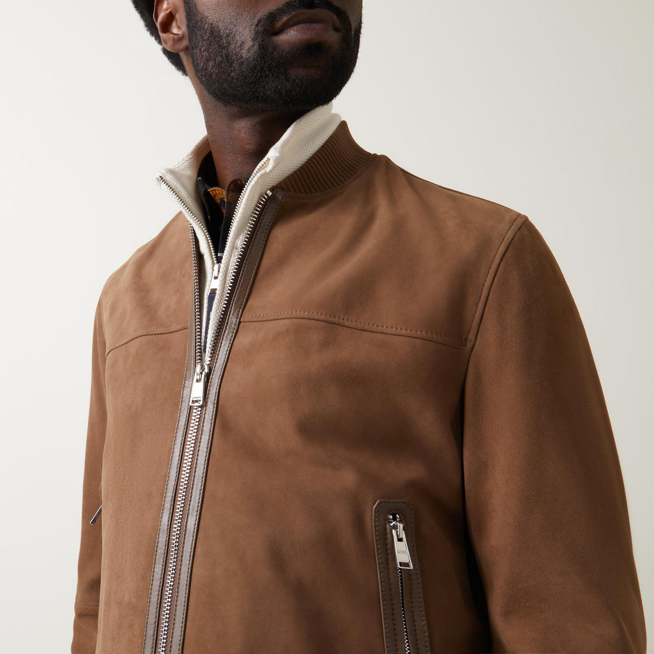 BOSS Malbano Suede Jacket