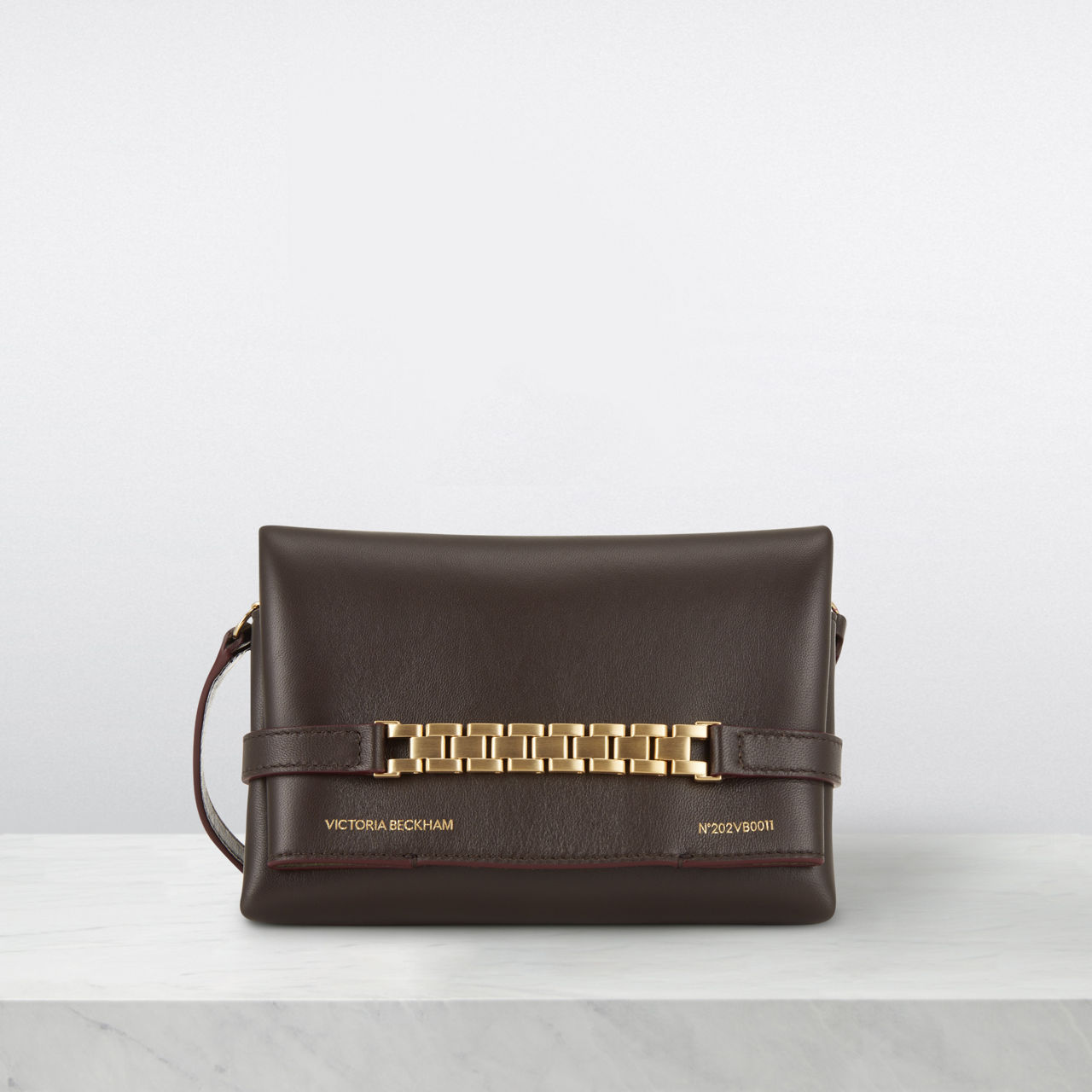 VICTORIA BECKHAM Chain-Detail Mini Strapped Pouch