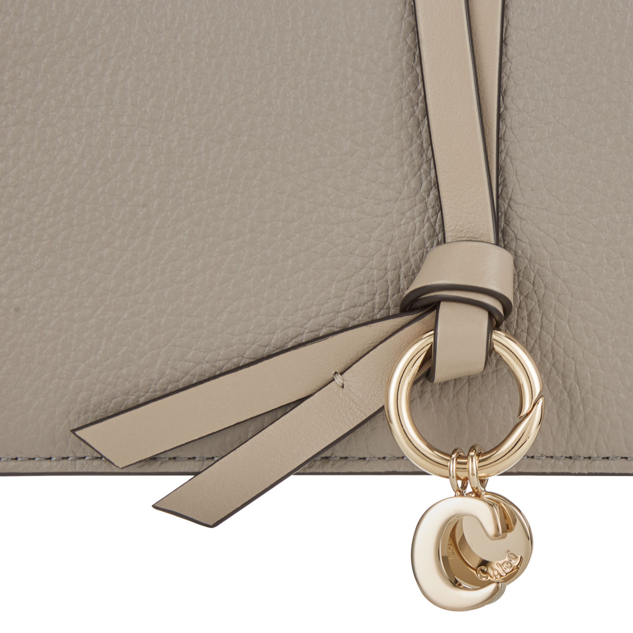 CHLOÉ Alphabet Charm Continental Wallet