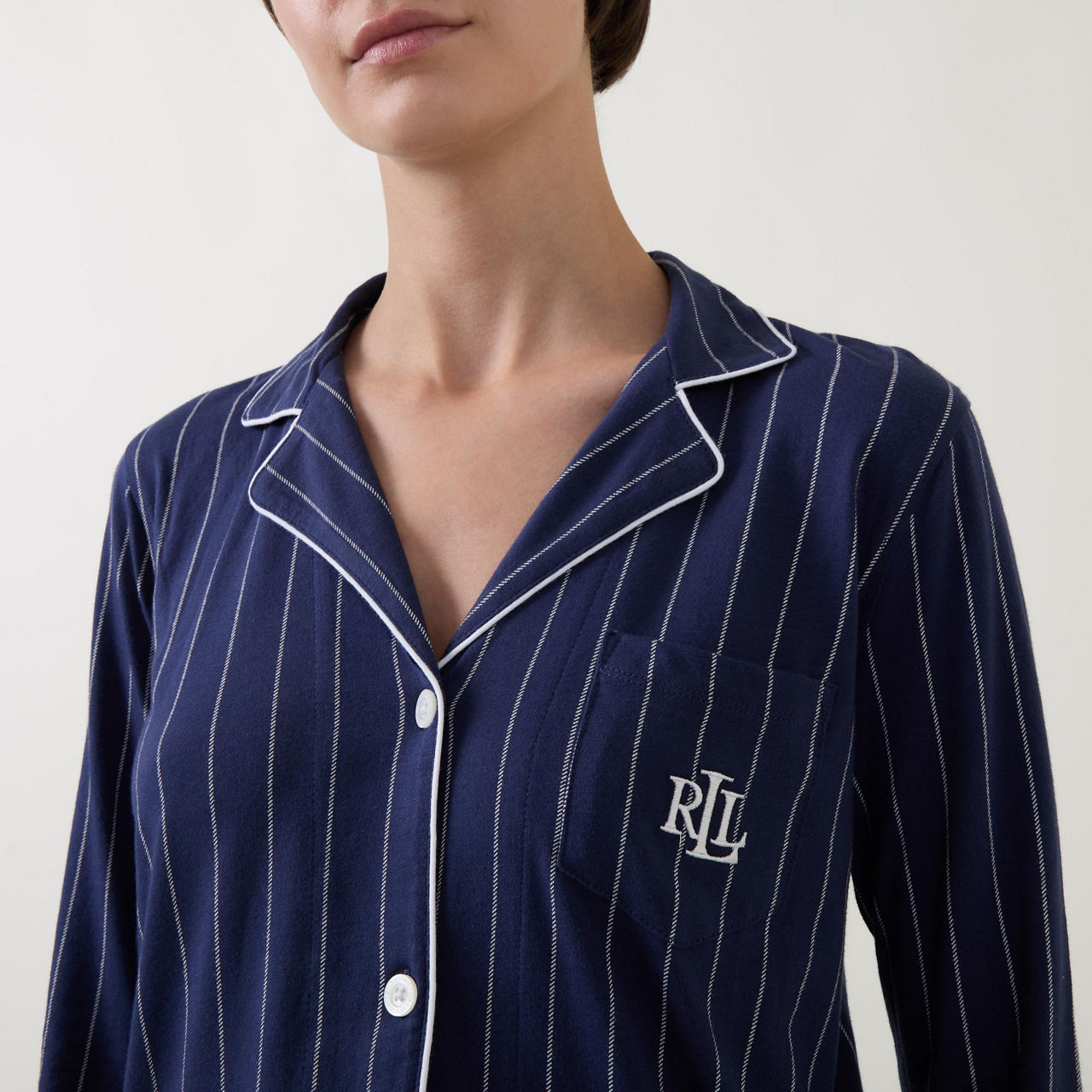 Striped Logo Pyjama Set