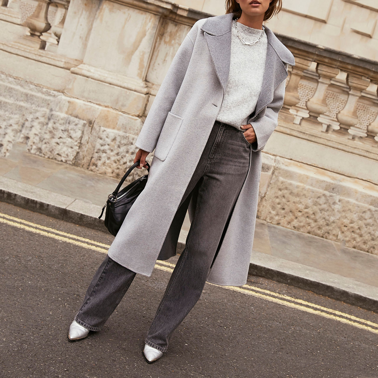 MINT VELVET Split Seam Longline Coat