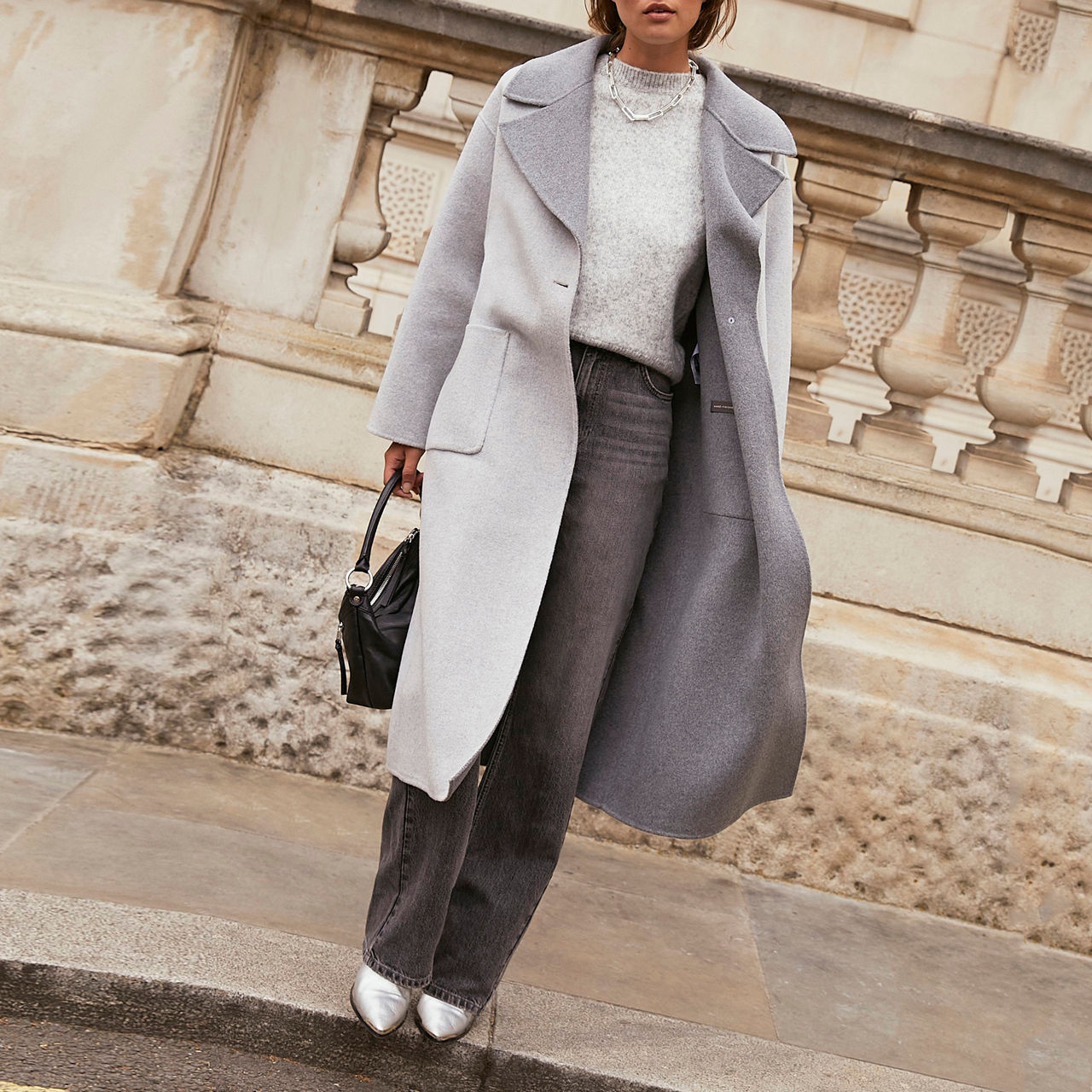 Split Seam Longline Coat