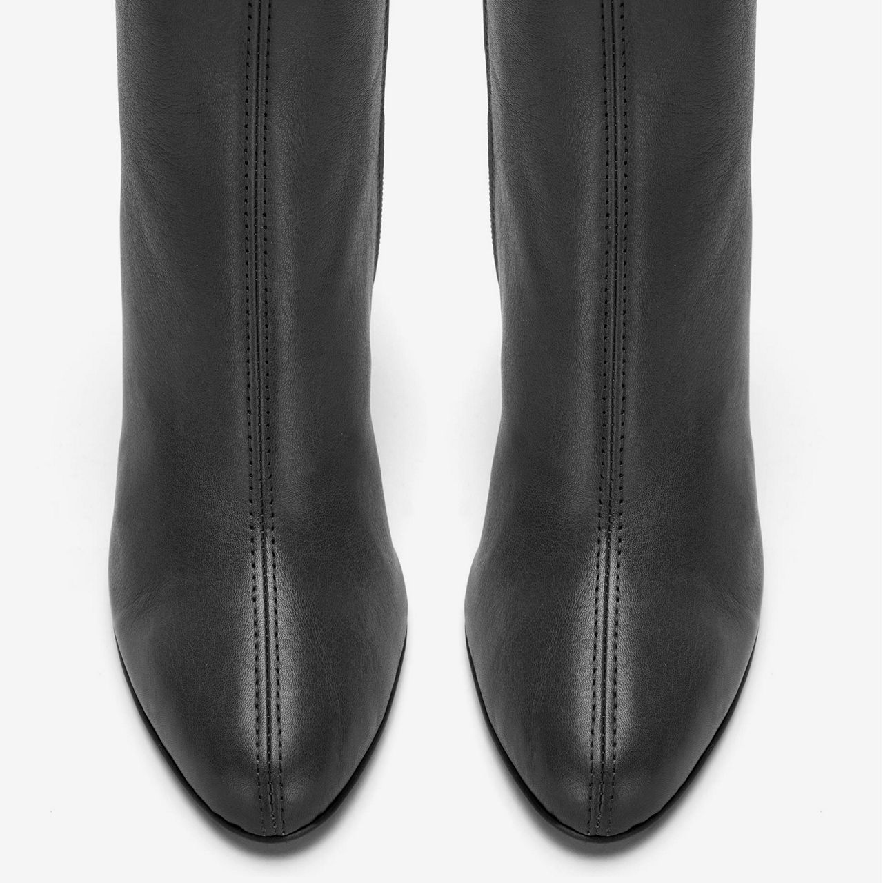 Leather Heeled Ankle Boots