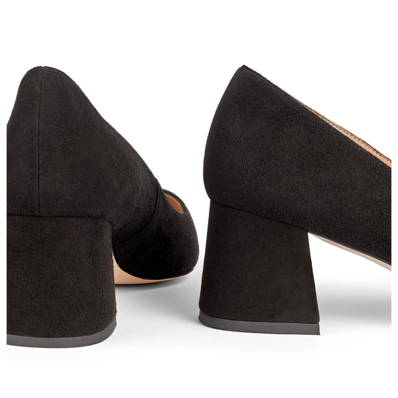 Sloane Suede Block Heels
