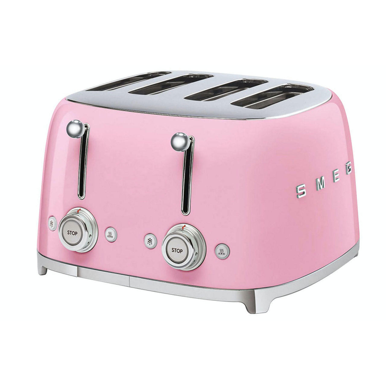 4 Slice Toaster Pink