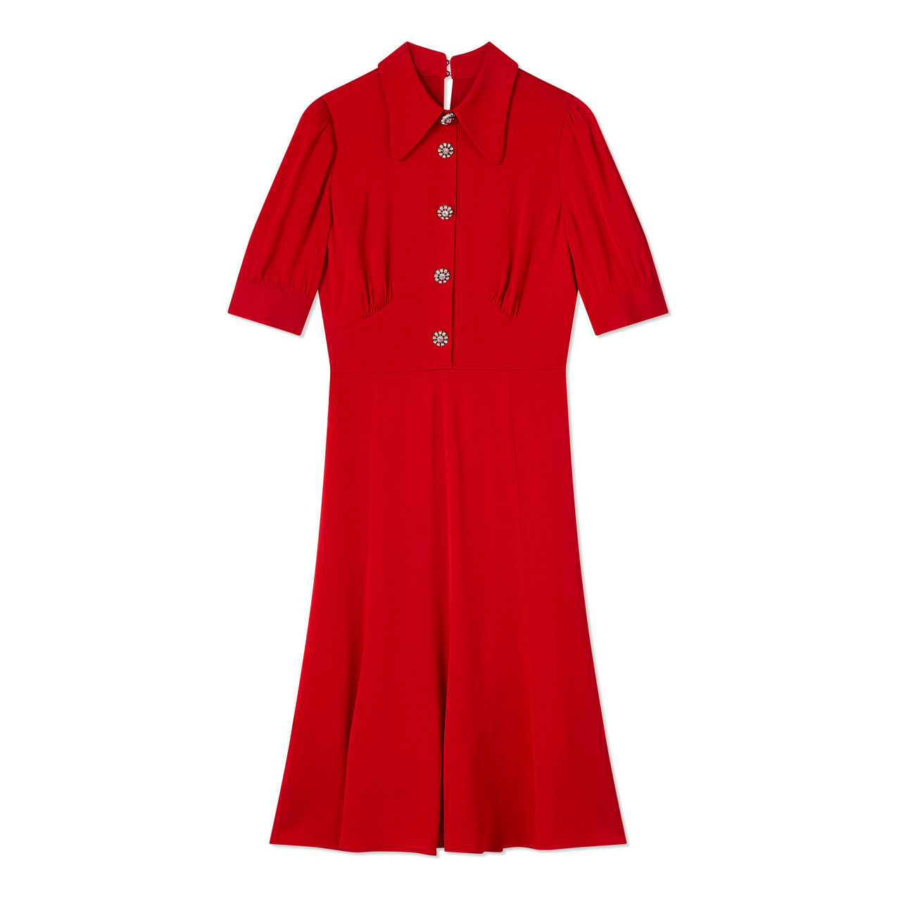 LK BENNETT Esme Crystal Button Dress