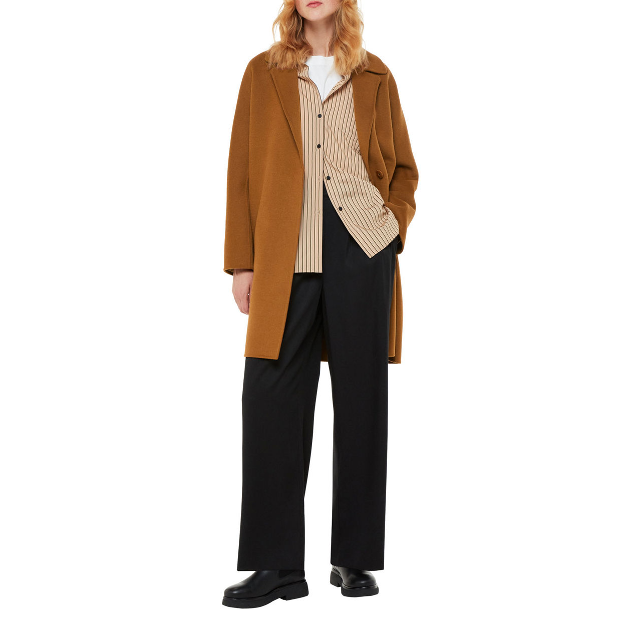 WHISTLES Julia Single-Breasted Coat
