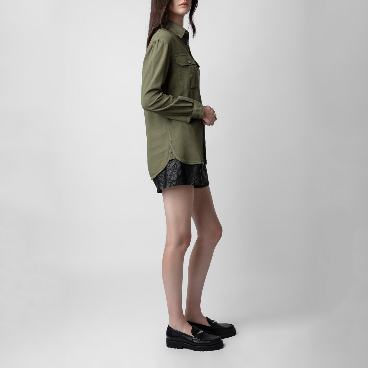 ZADIG&VOLTAIRE Kalice Cotton Twill Overshirt