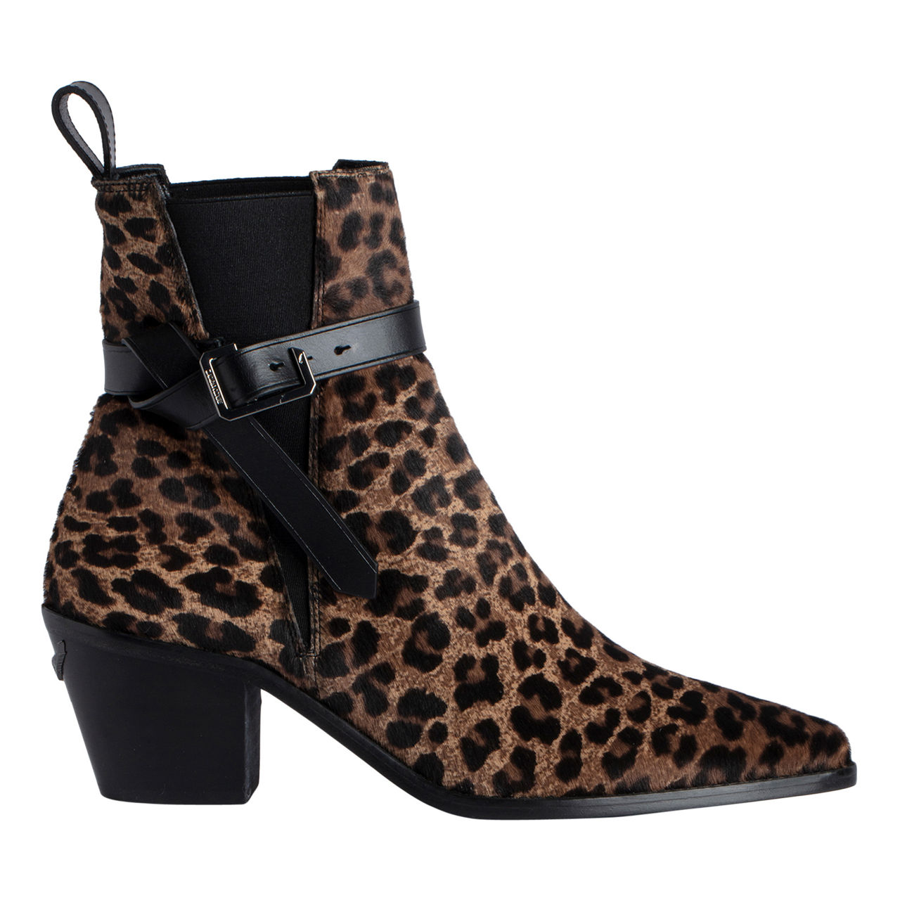 ZADIG&VOLTAIRE Tyler Leopard Print Cowboy Boots