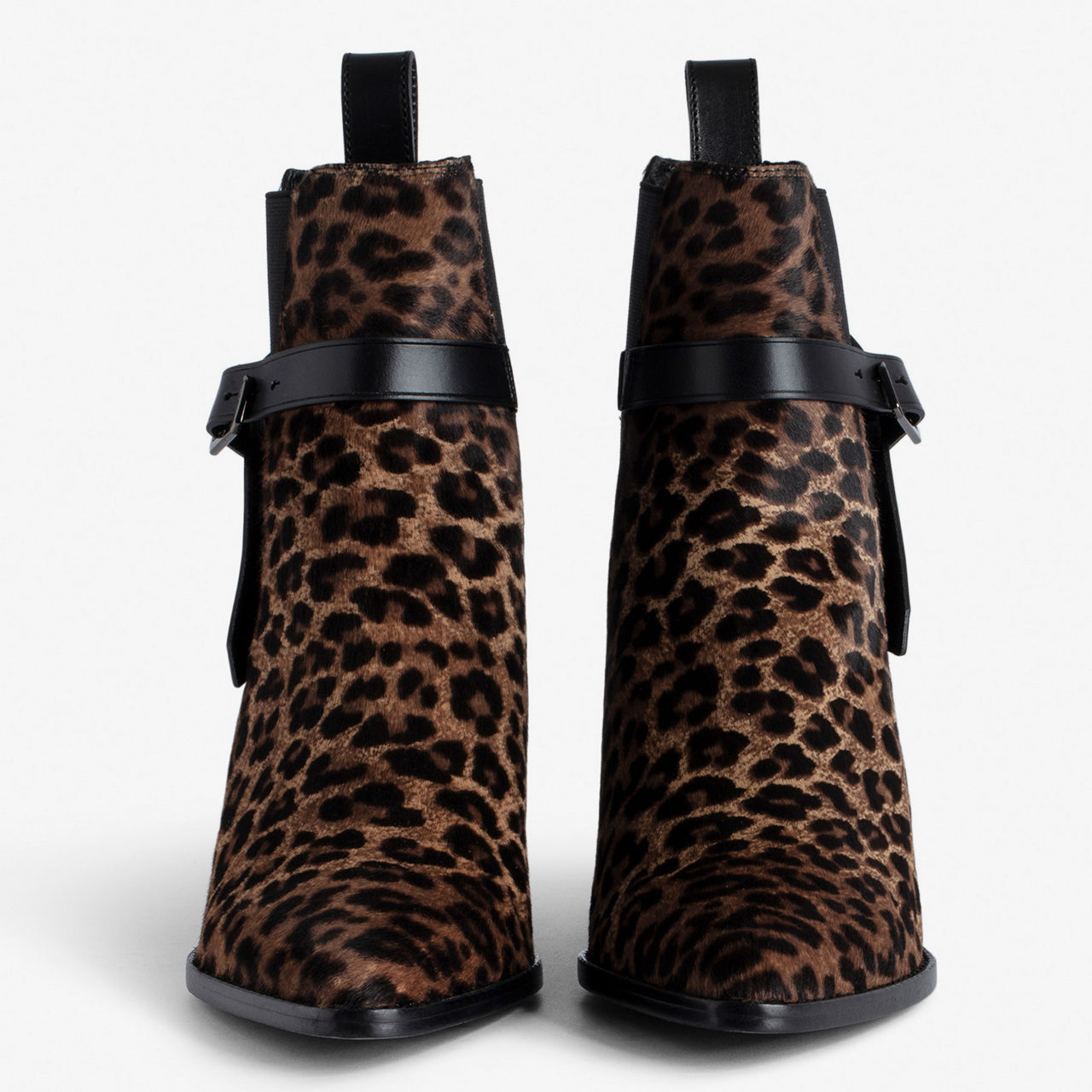 ZADIG&VOLTAIRE Tyler Leopard Print Cowboy Boots