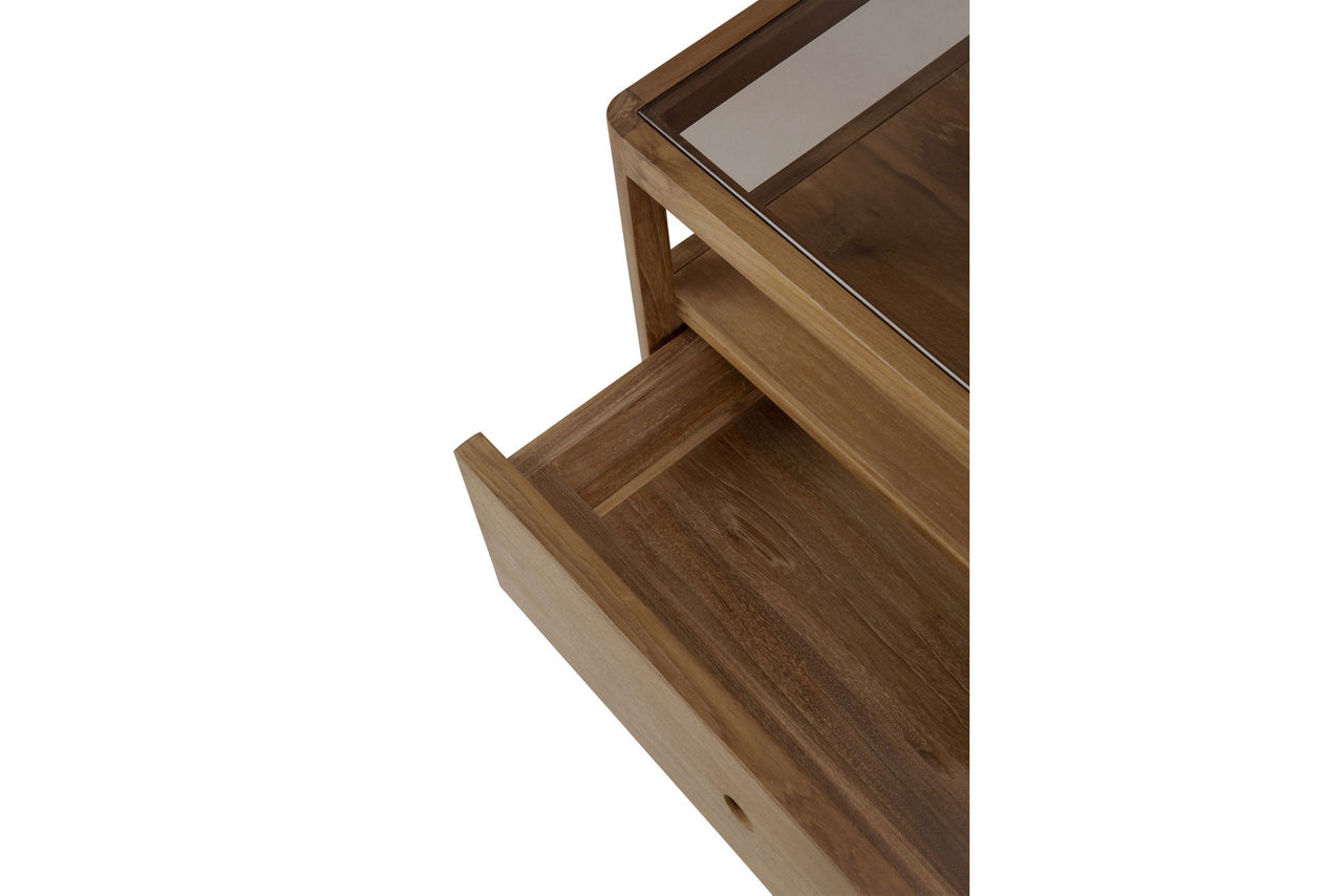 ETHNICRAFT Spindle Bedside Table Reclaimed Teak