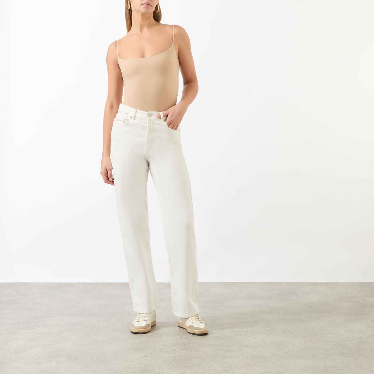 SKIMS Cami Bodysuit Clay