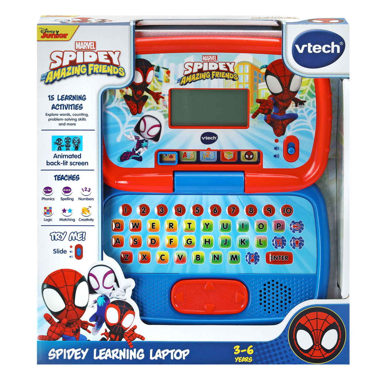 VTECH Spidey and His Amazing Friends Spidey Learning Laptop