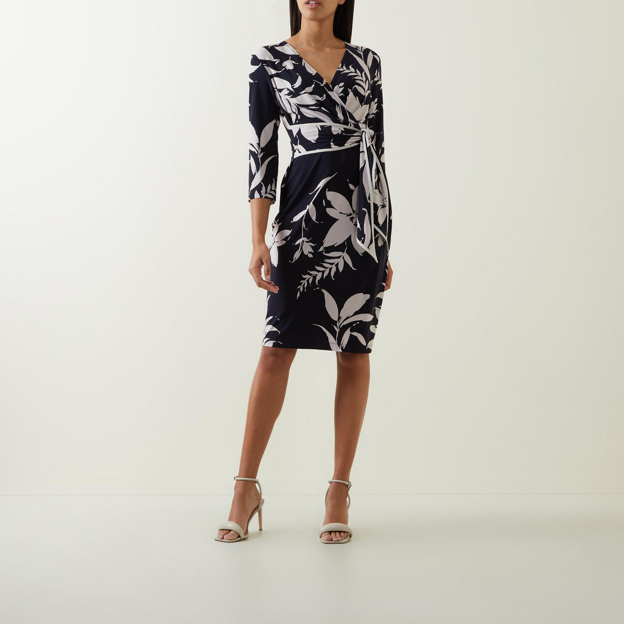 Printed Wrap Dress