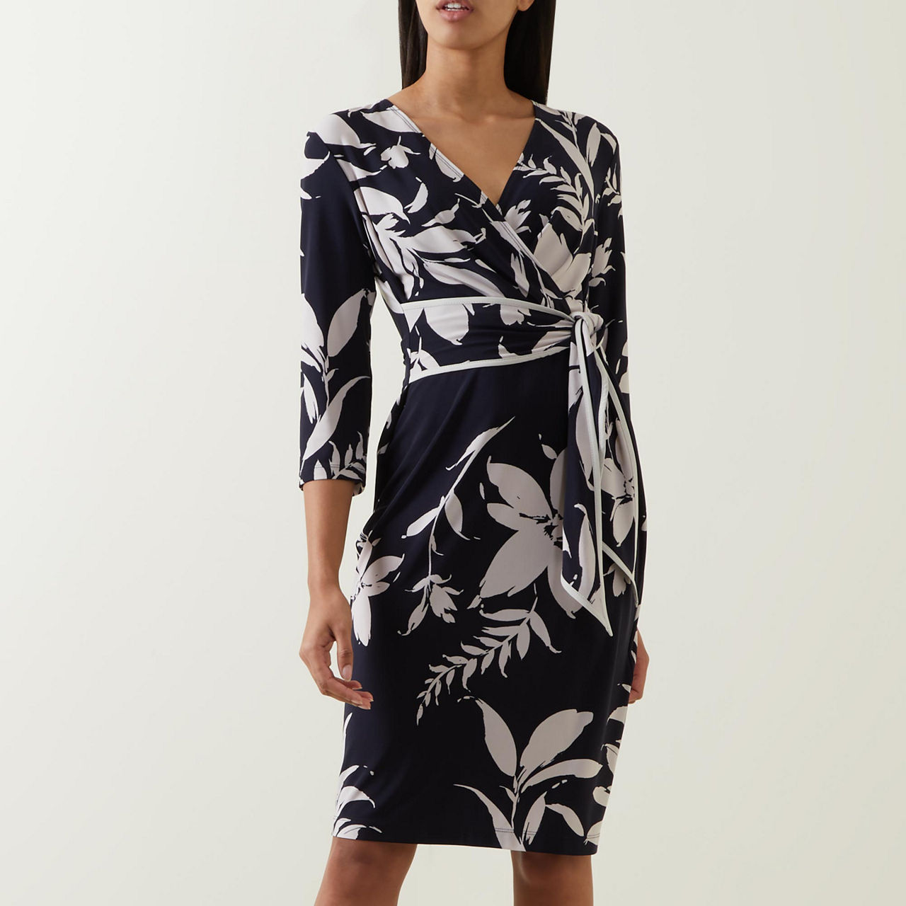 Printed Wrap Dress
