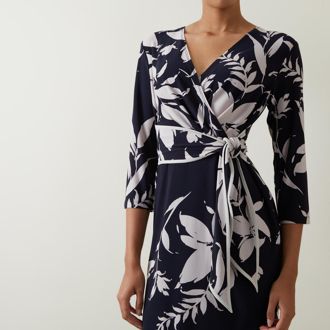 Printed Wrap Dress