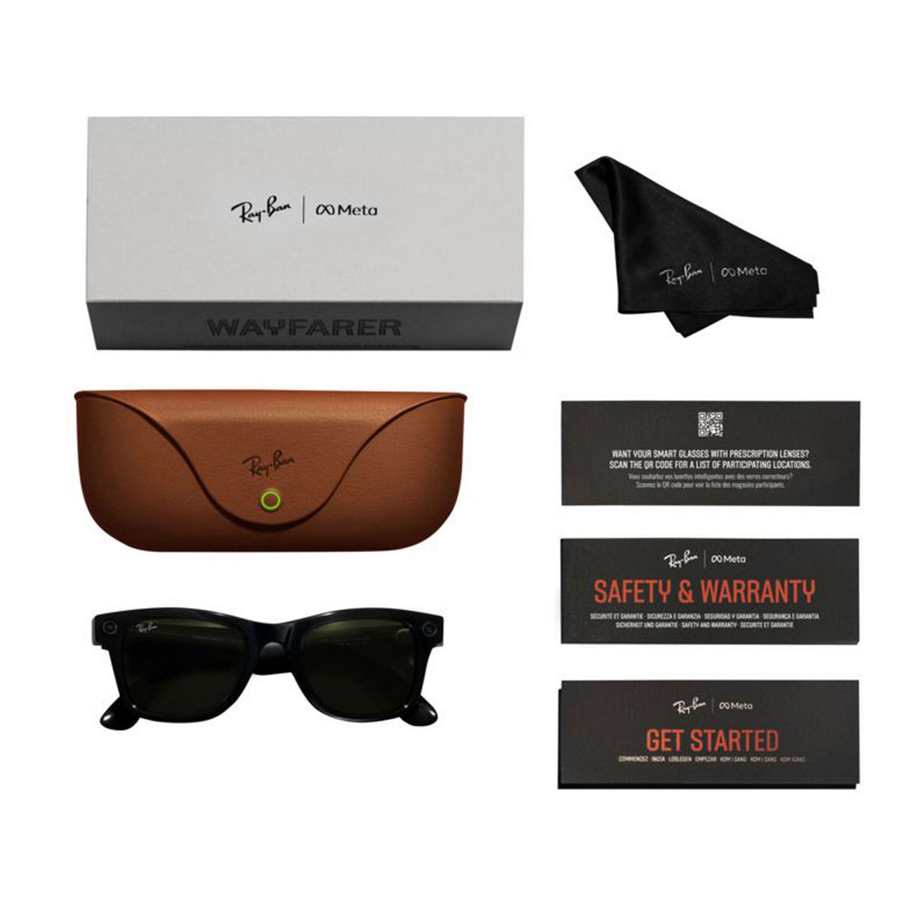 Ray-Ban - Meta Wayfarer Large - Black