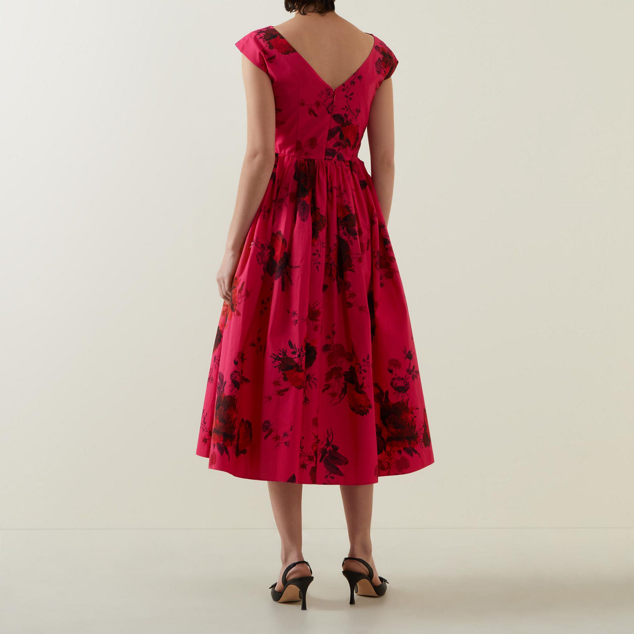 ERDEM Floral Flared Dress