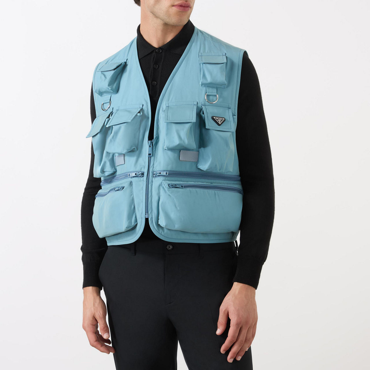 PRADA Logo Utility Vest