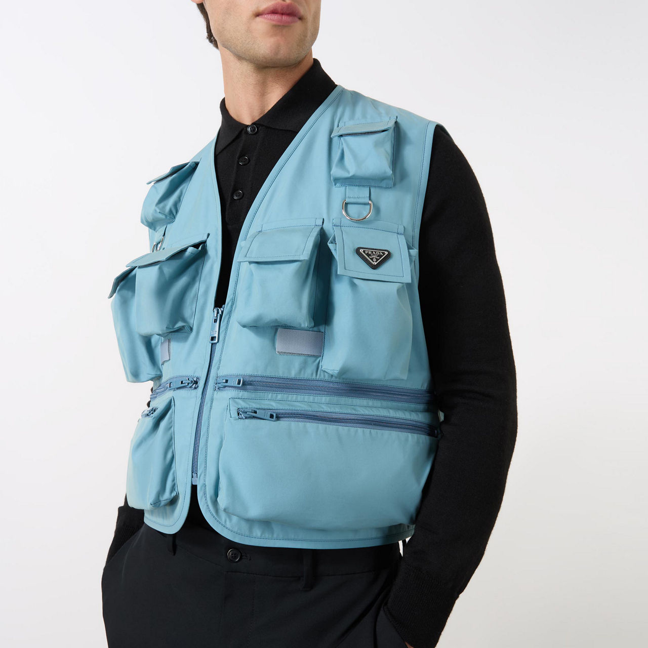PRADA Logo Utility Vest