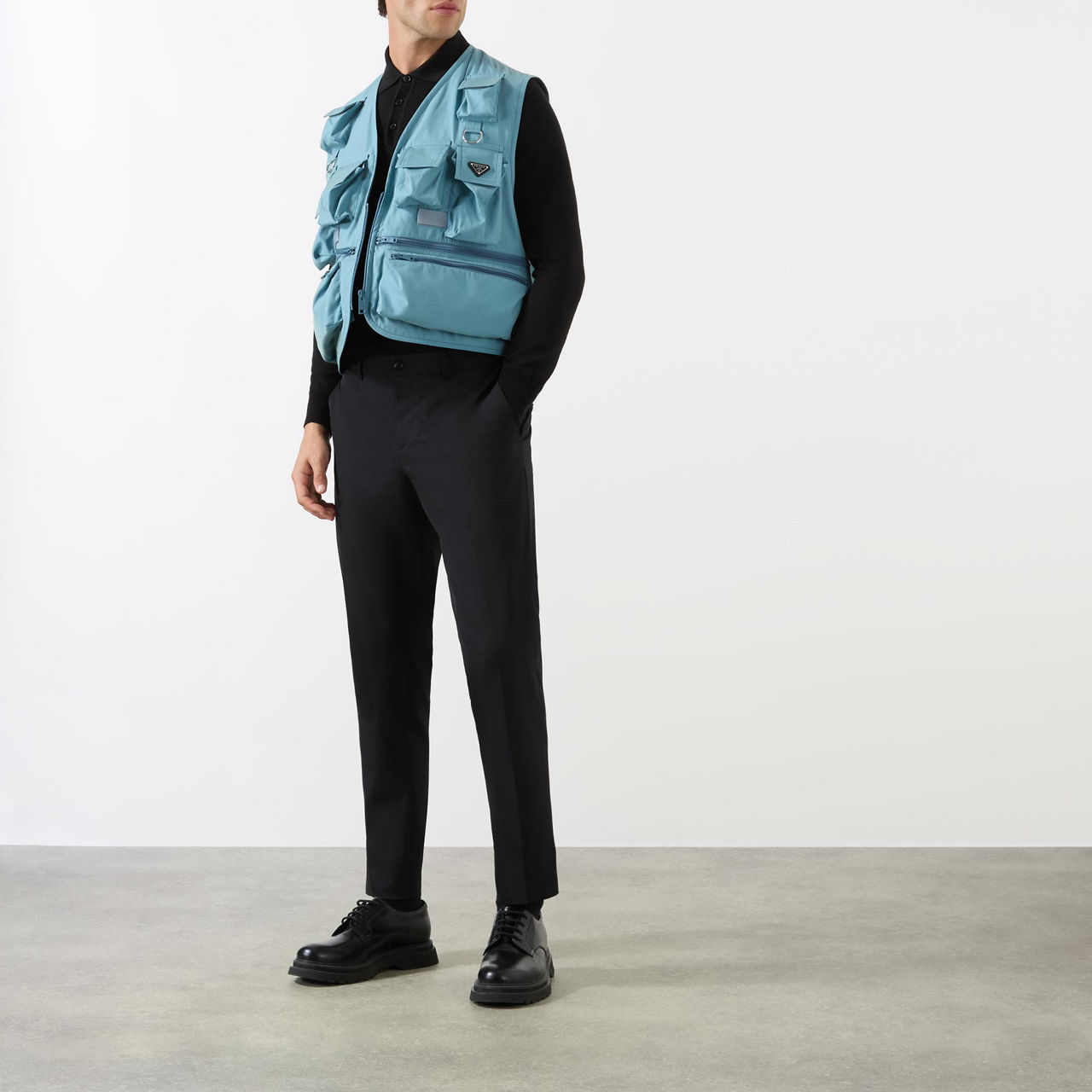 PRADA Logo Utility Vest