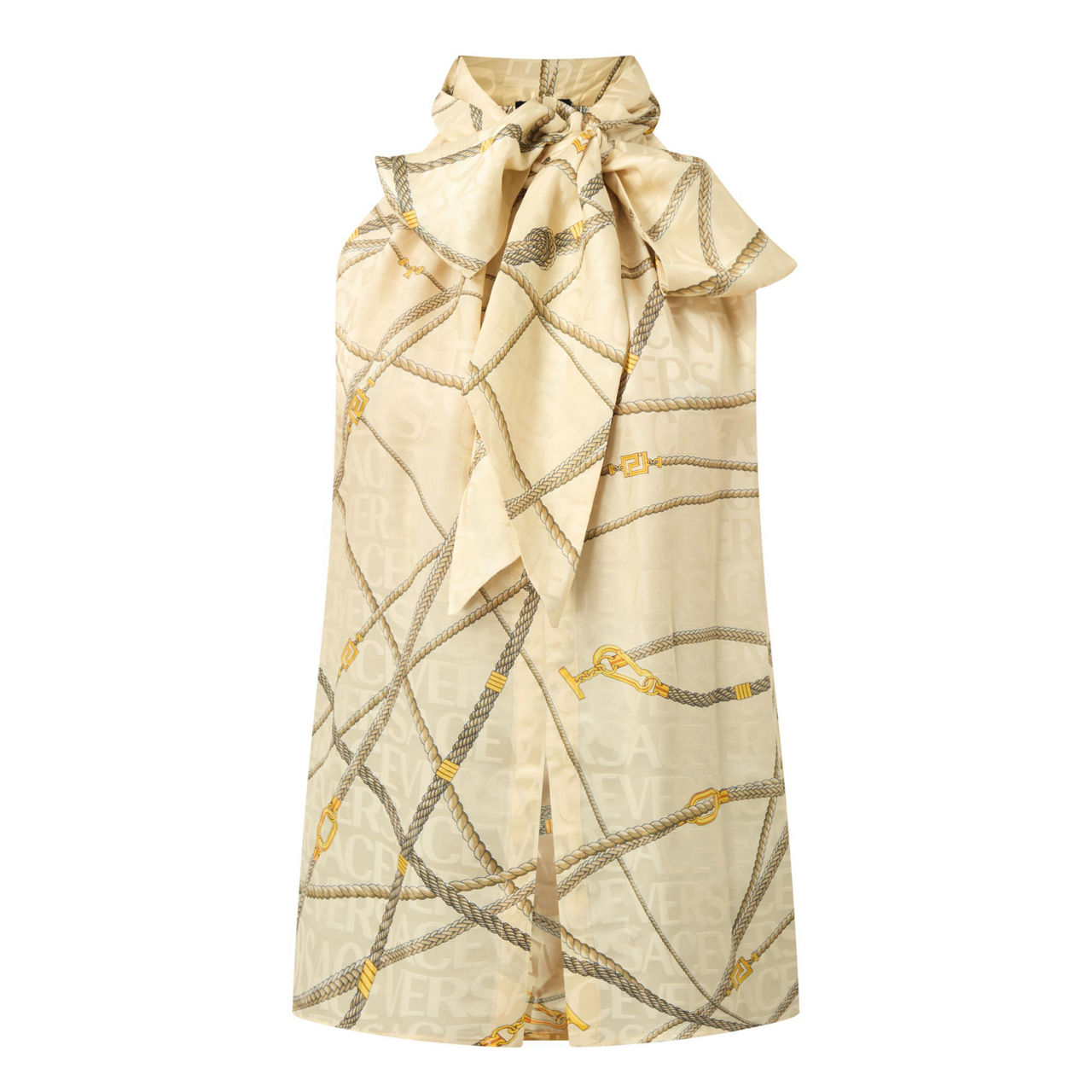 VERSACE Halter Rope Top