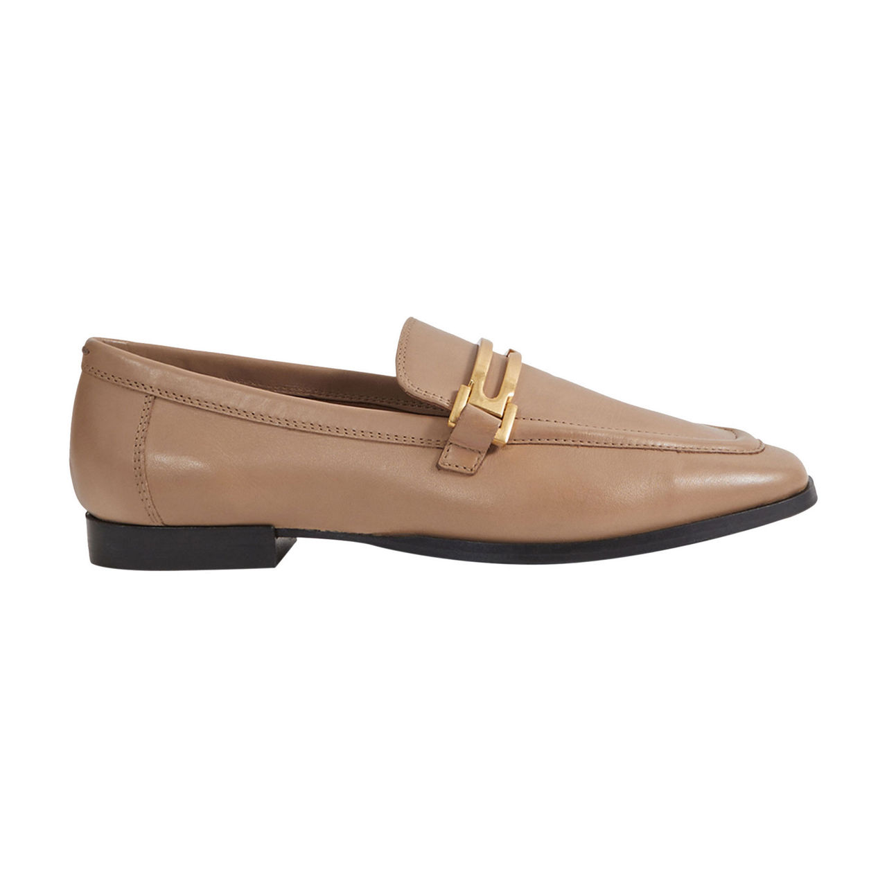 REISS Angela Leather Loafers