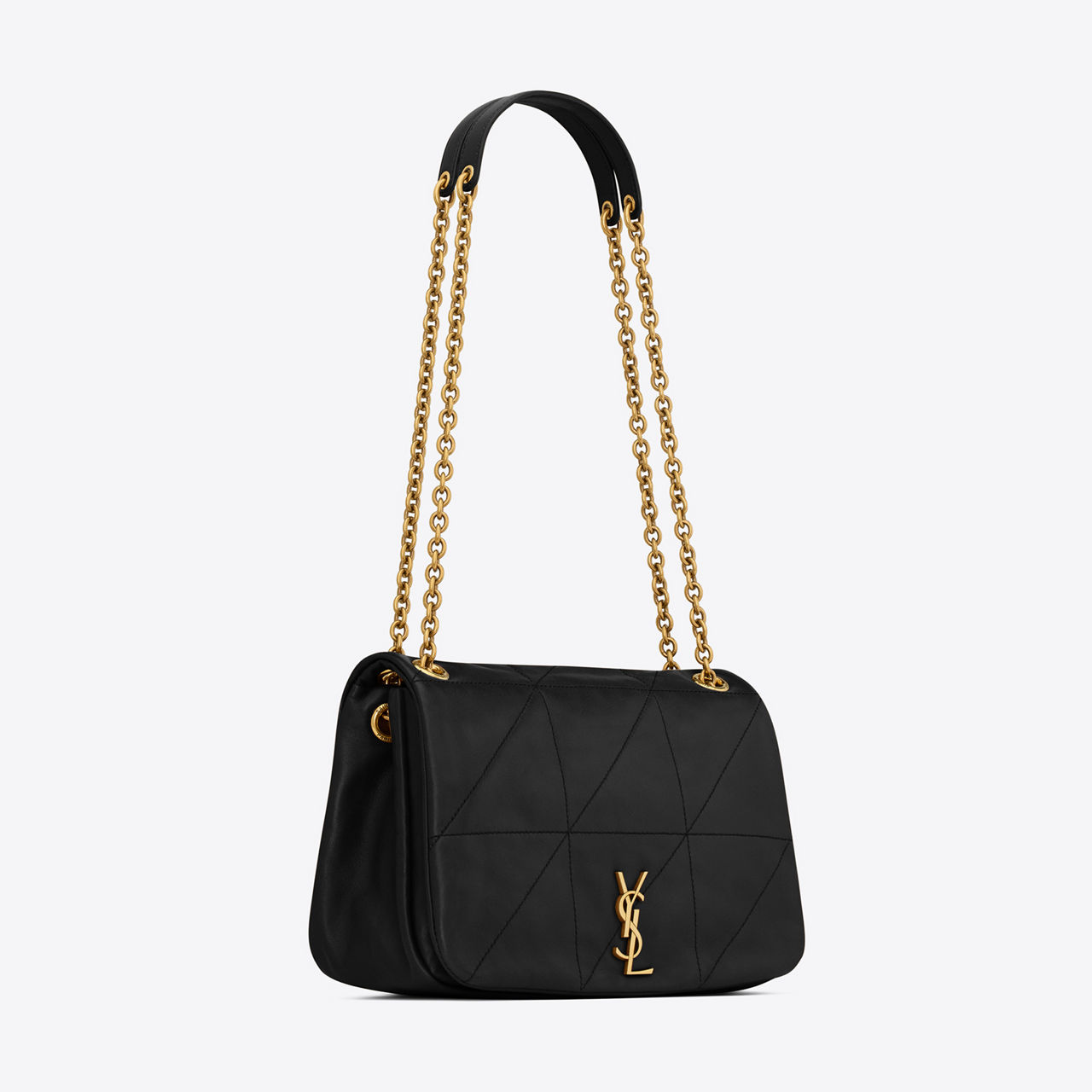 SAINT LAURENT Jamie Carré 4.3 Rive Gauche Small Lambskin Chain Bag