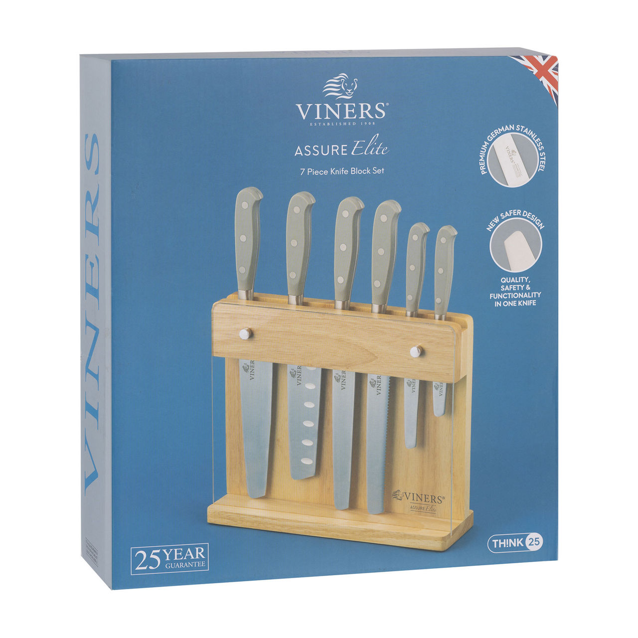 VINERS Vin Assure Elite 7 Piece Knife Block Set