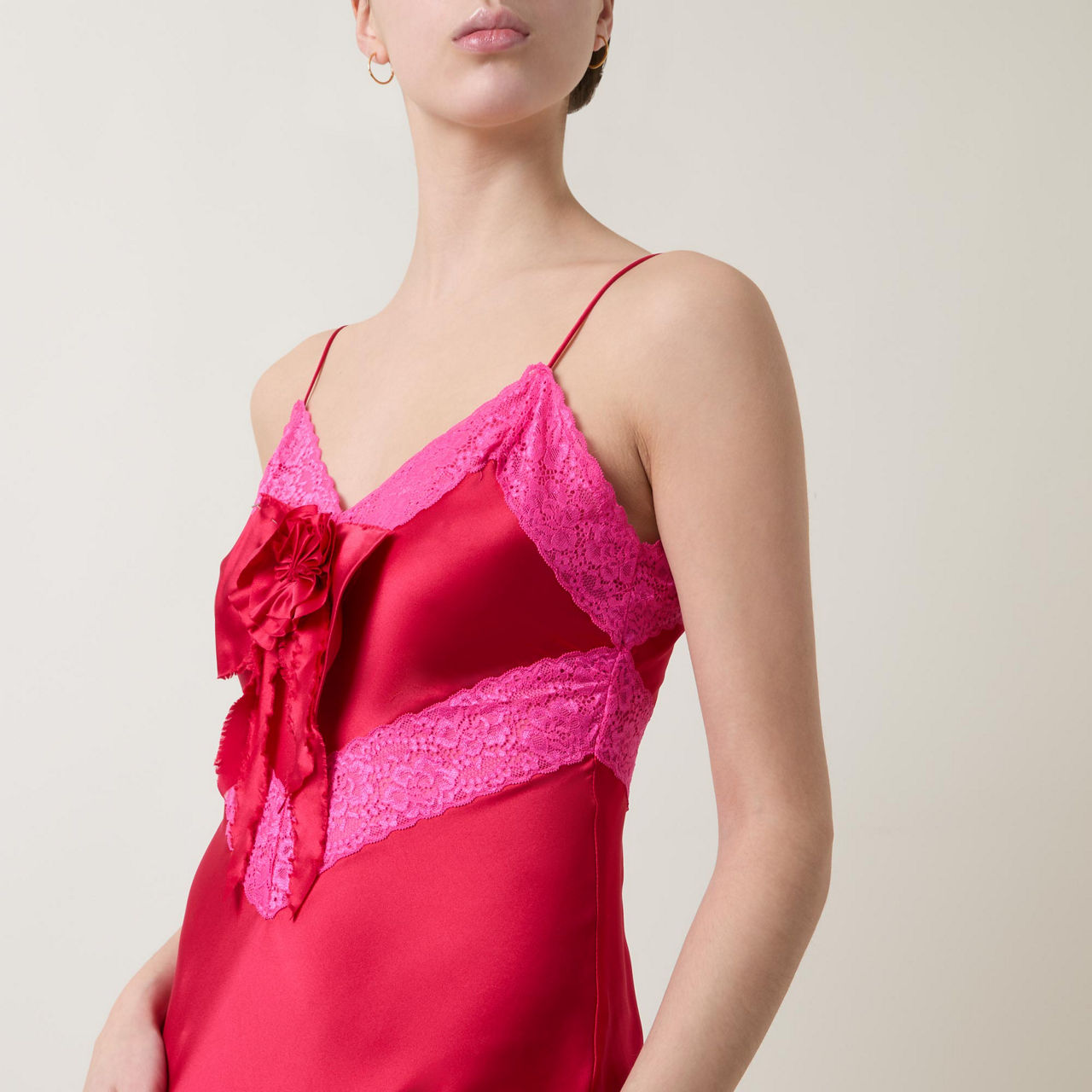 Loveshackfancy Serita Silk Slip Dress
