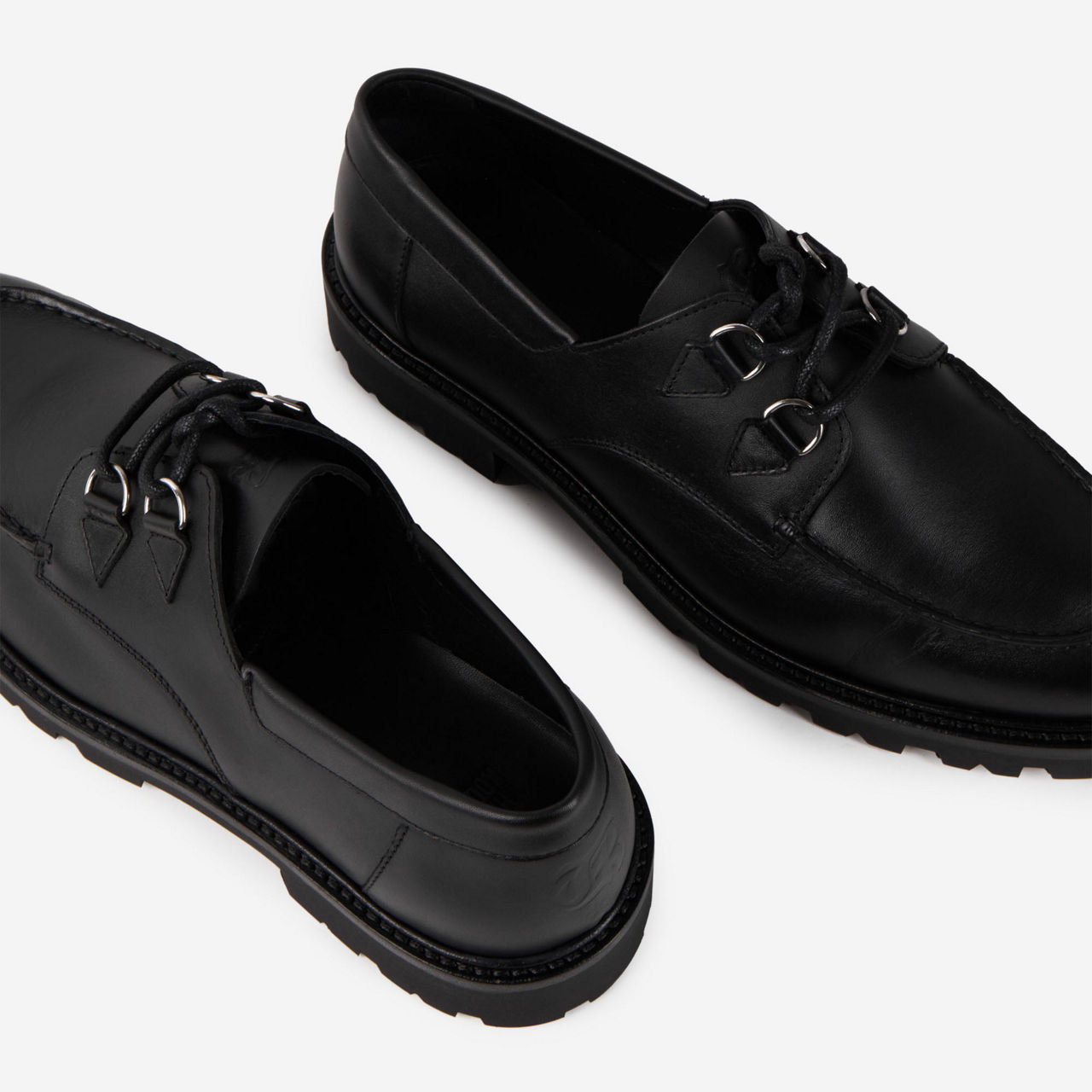 THE KOOPLES Lace-Up Leather Loafers