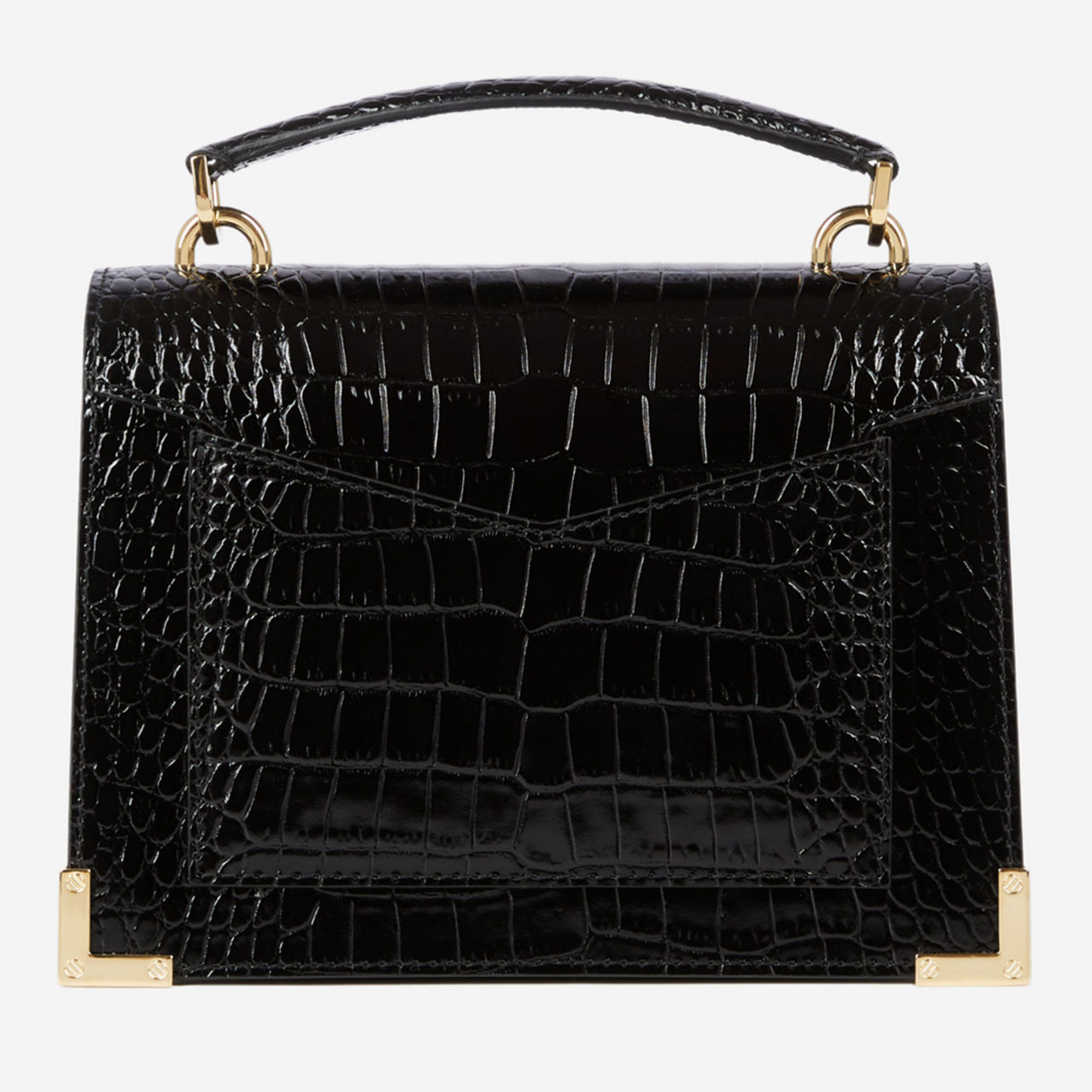 THE KOOPLES Emily Small Croc Effect Bag
