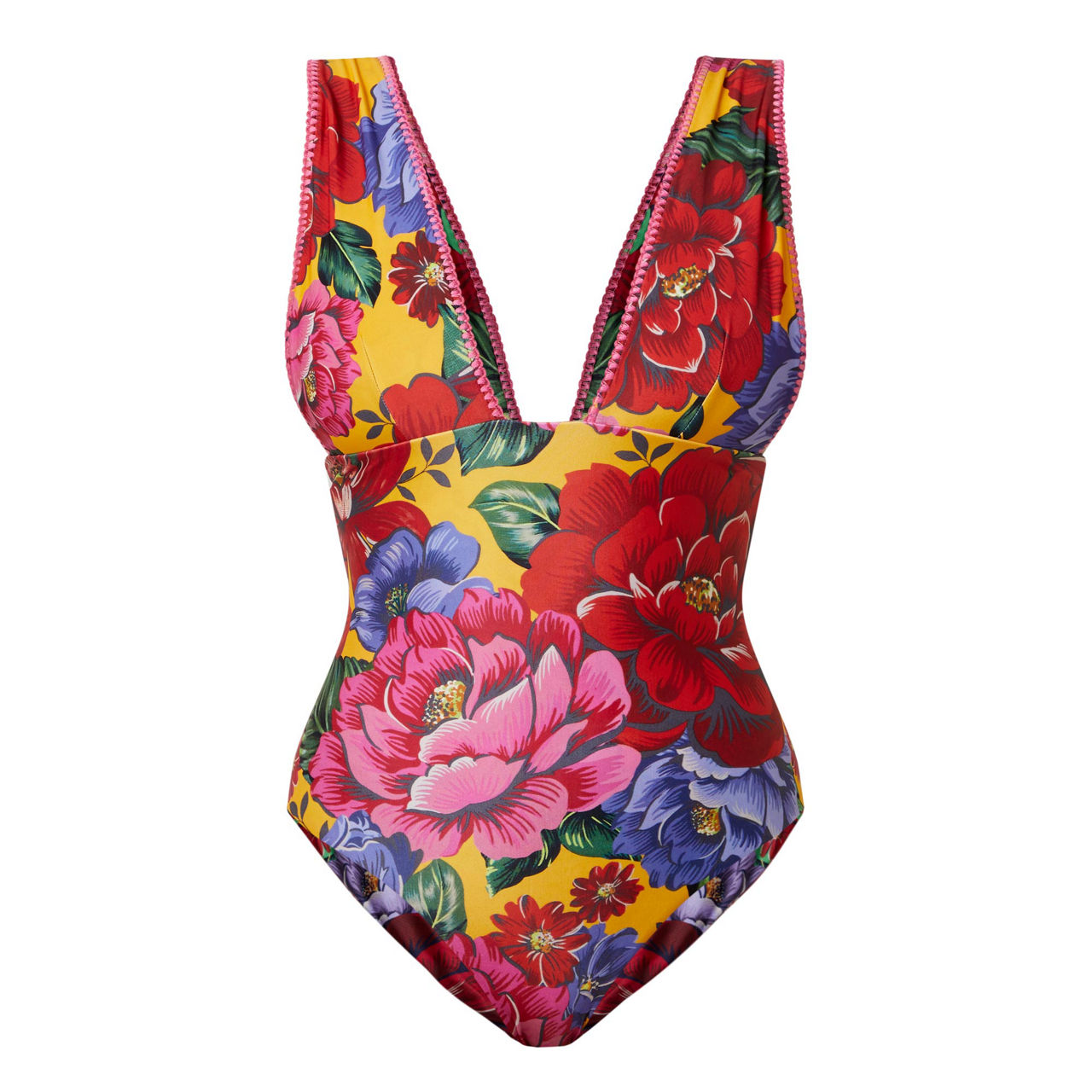 FARM RIO Winter Chita One-Piece Swimsuit