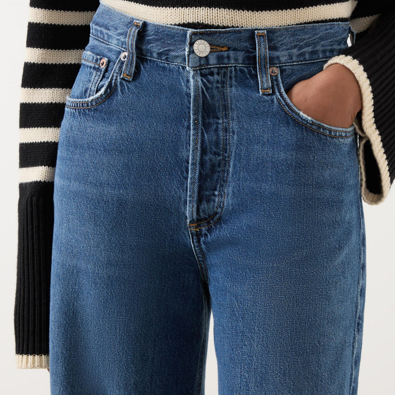 AGOLDE Ren High Rise Wide Leg Jeans