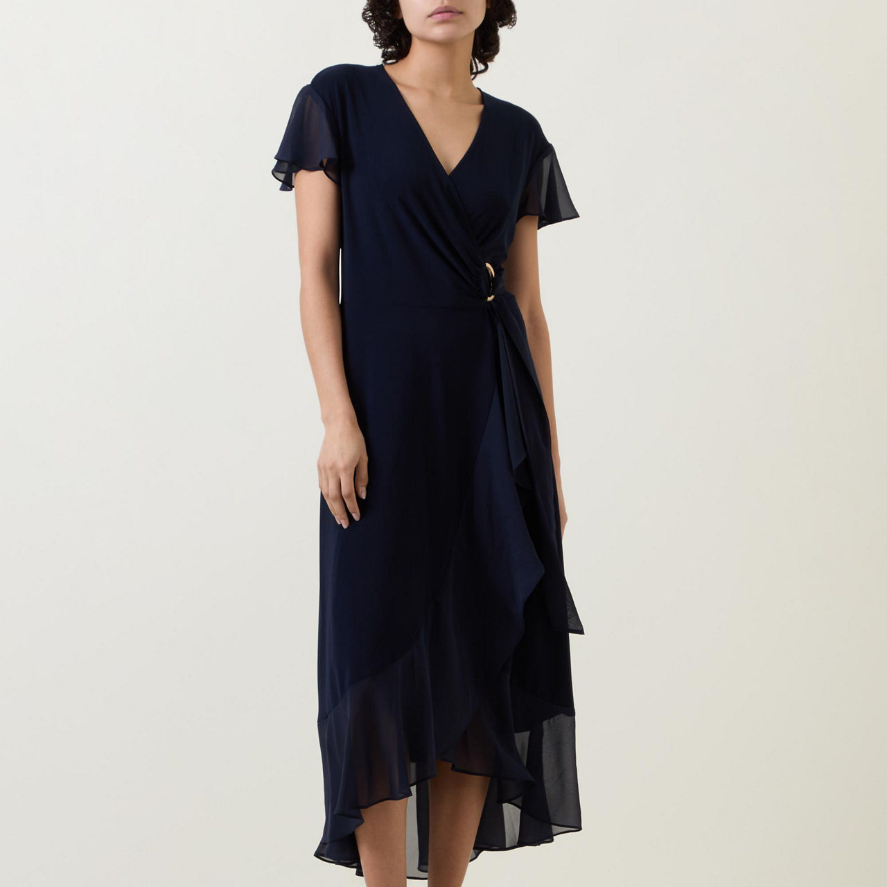 Chiffon Wrap Dress