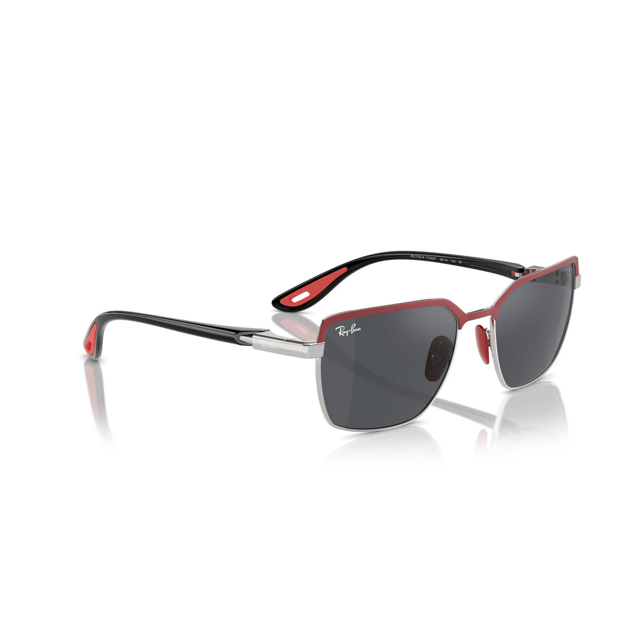 RAY-BAN Square Sunglasses RB3743M Scuderia Ferrari Collection