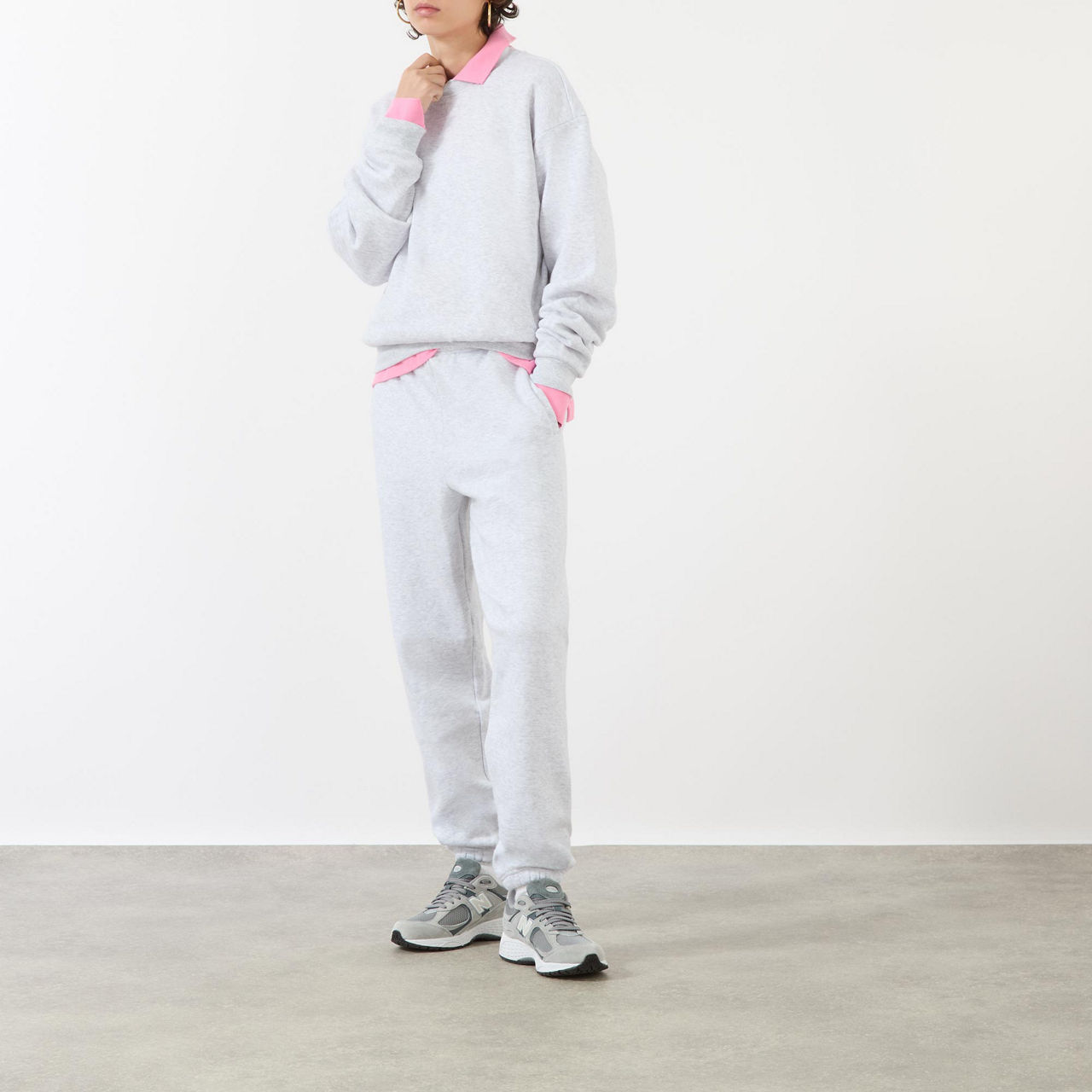 SKIMS Classic Jogger Light Heather Grey