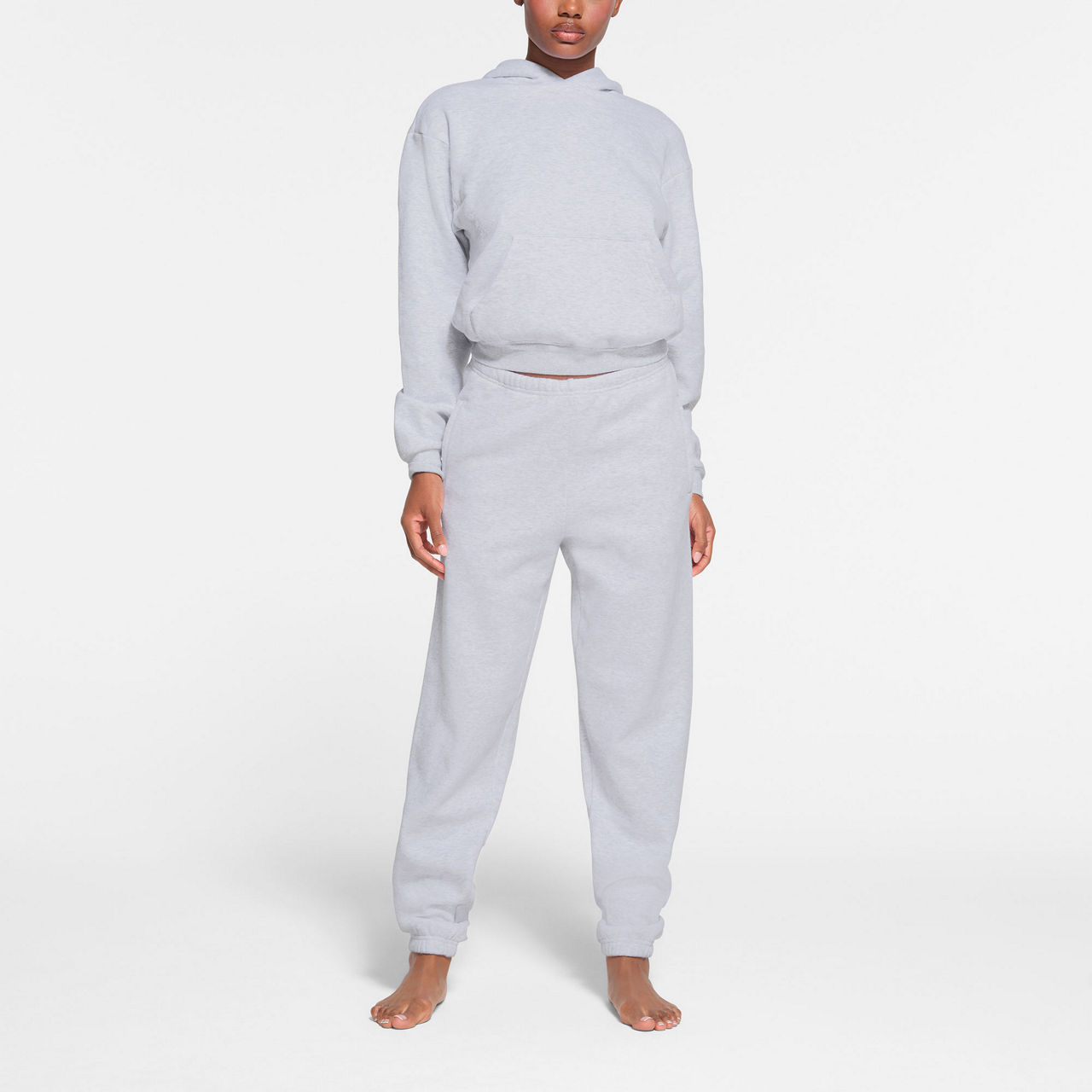 SKIMS Classic Jogger Light Heather Grey
