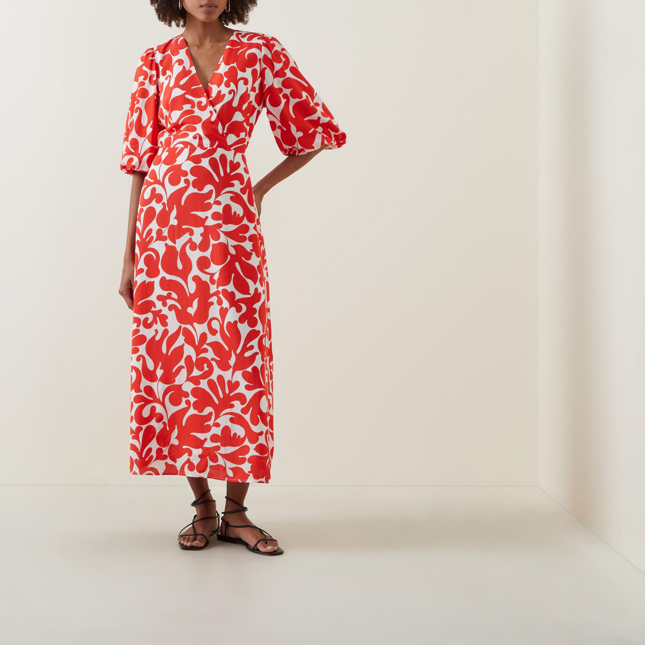 RHODE Ina Caspian Lagoon Print Dress