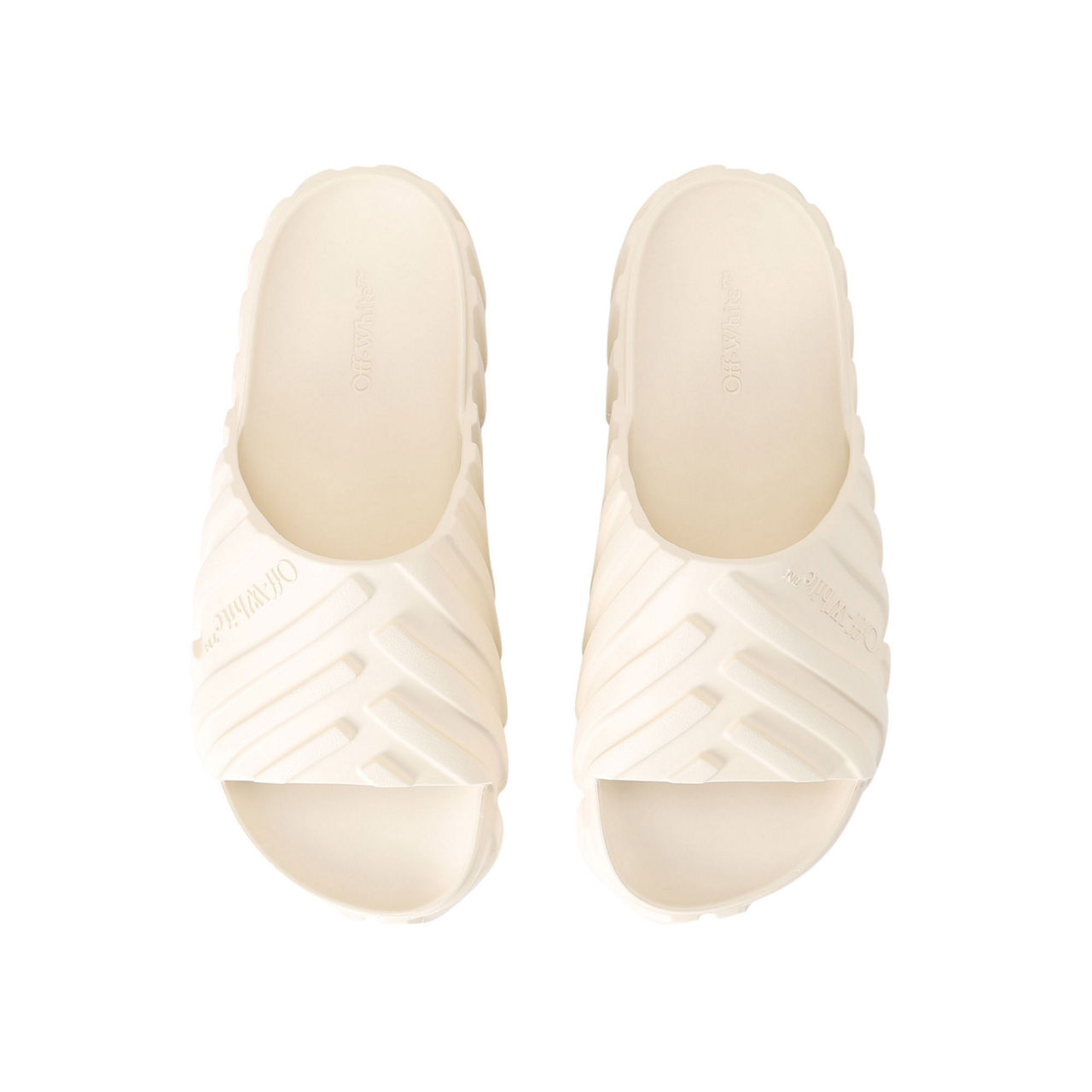 OFF-WHITE Ridged Foam Slides