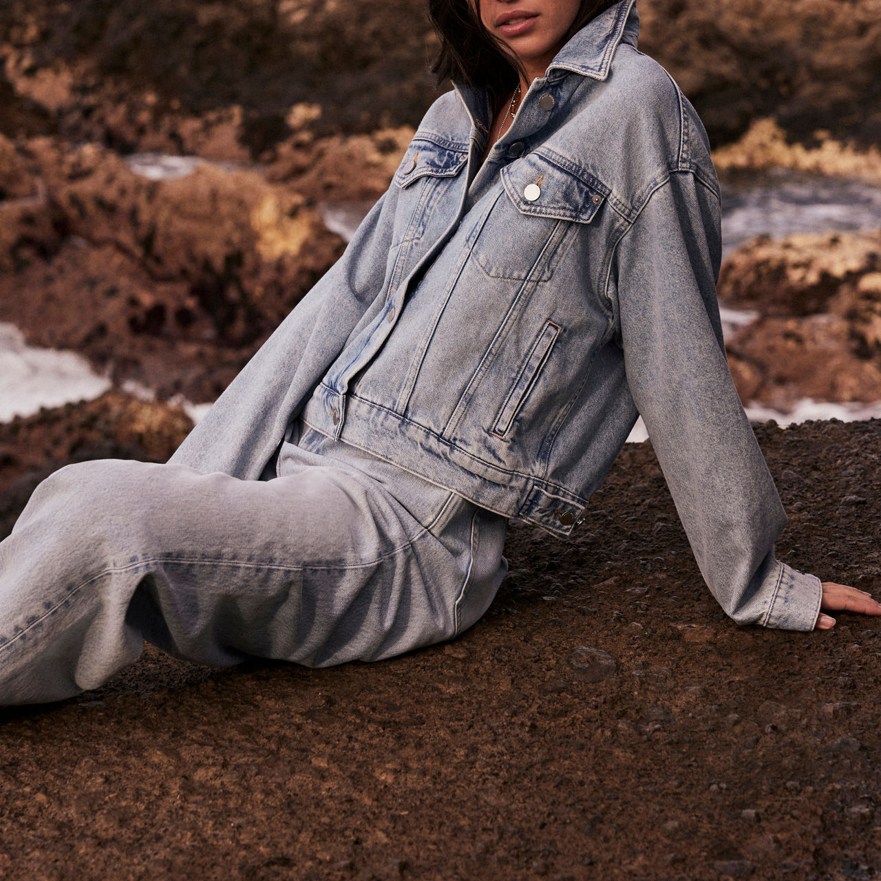 MINT VELVET Chest Pocket Denim Jacket