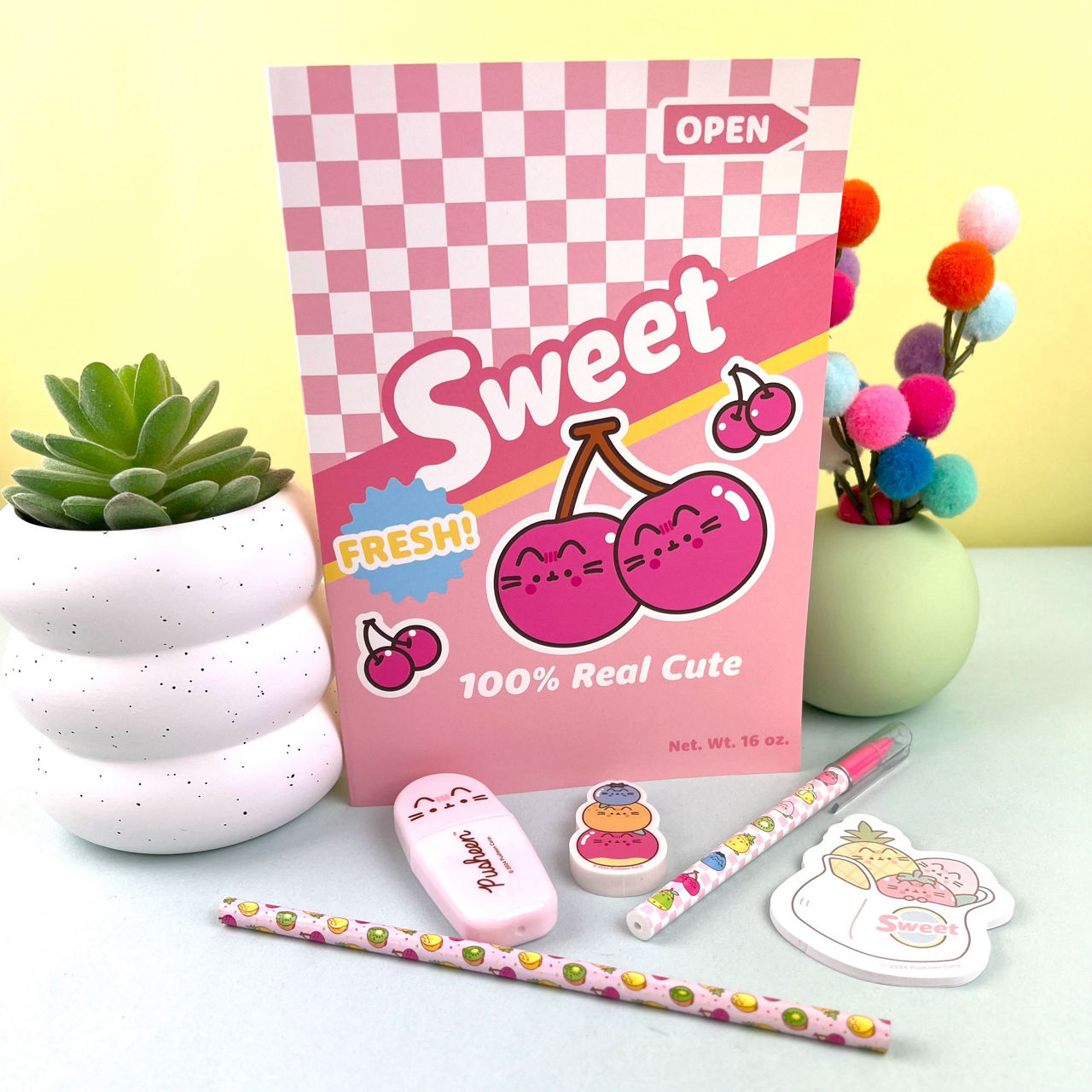 Pusheen Fruits Stationary Super Set