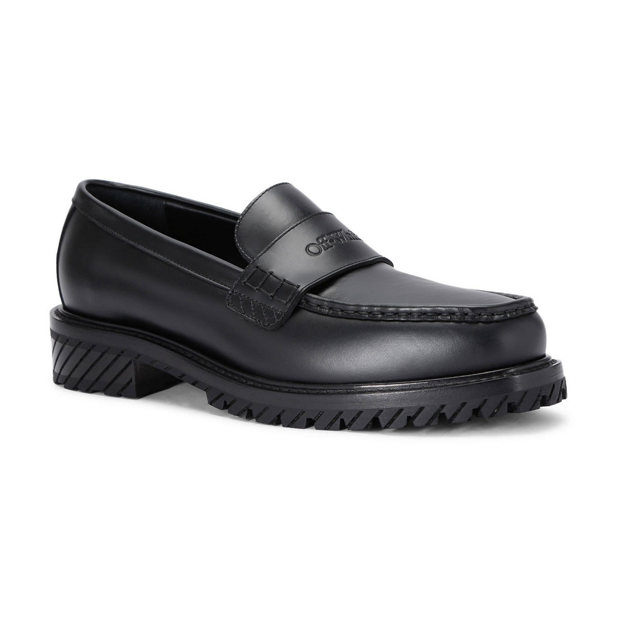 OFF-WHITE Military Leather Loafers