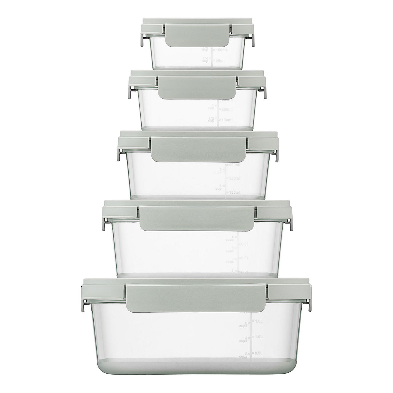 LOCK N LOCK Set of Five NestnLock Container