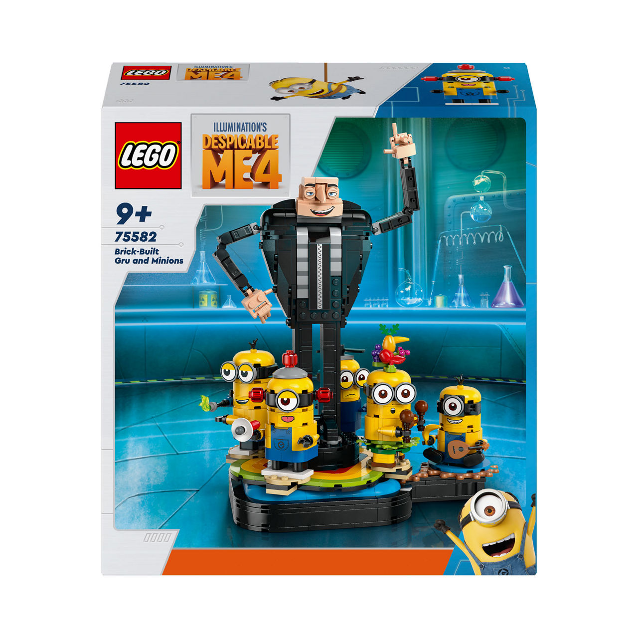 Brick-Built Gru and Minions