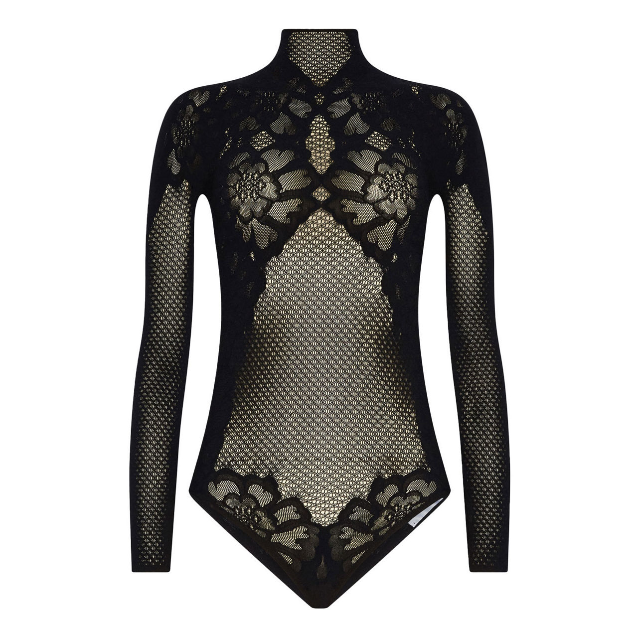 WOLFORD Body Tattoo Lace Bodysuit