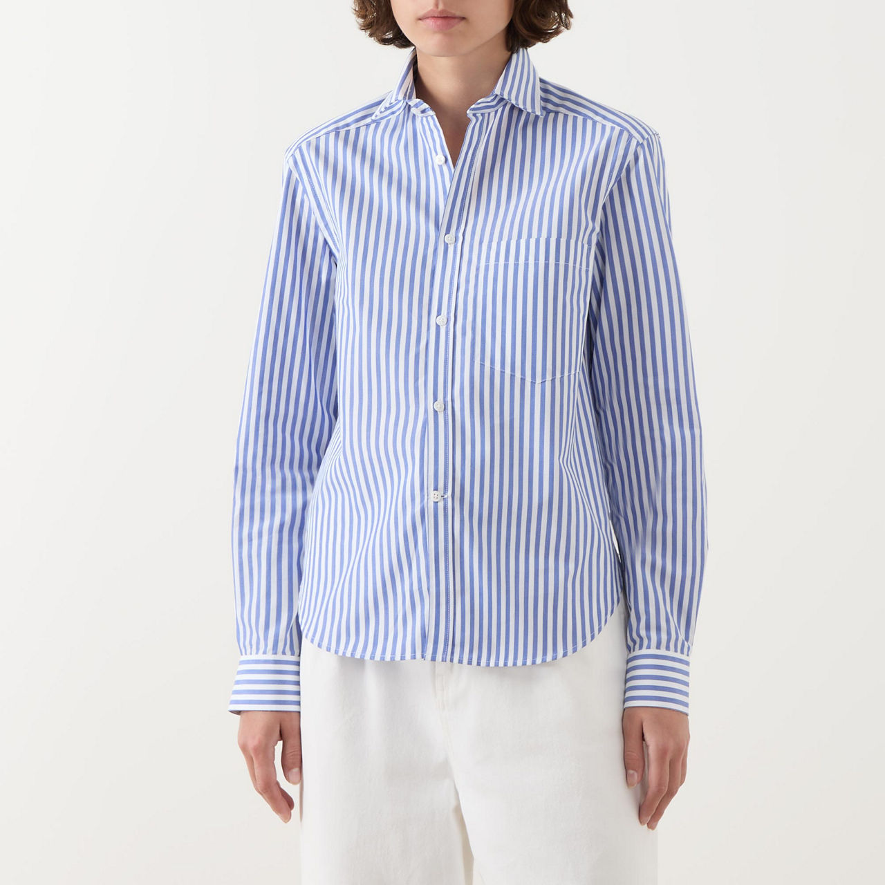 WITH NOTHING UNDERNEATH Classic Poplin Shirt