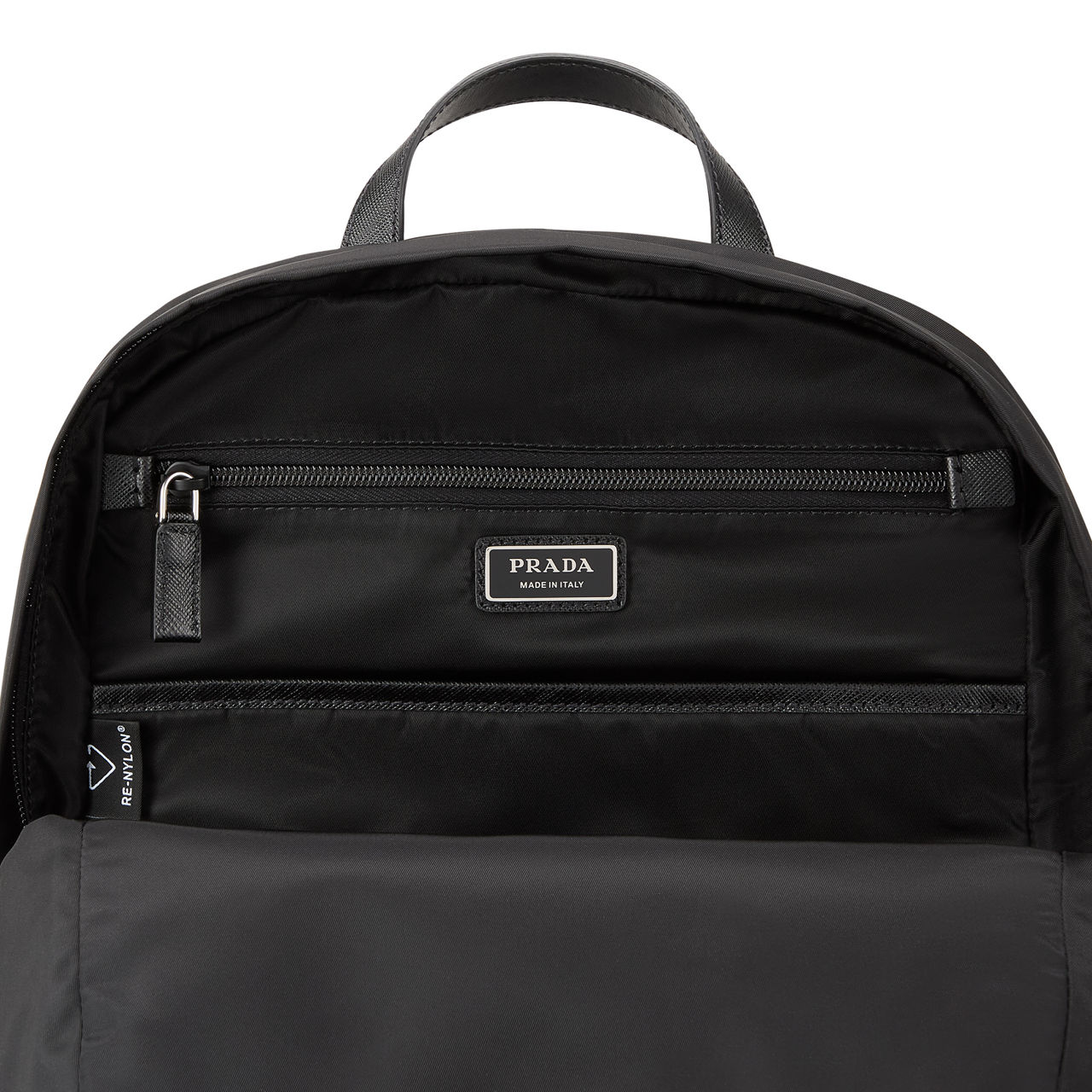 PRADA Tessuto Triangle Logo Backpack