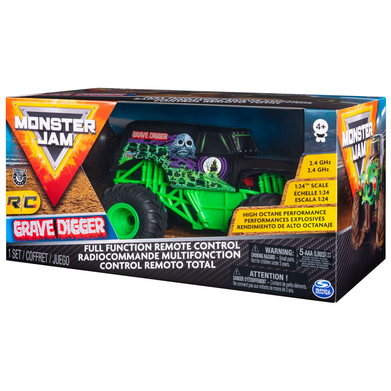 Authentic Grave Digger Remote Control Monster Truck
