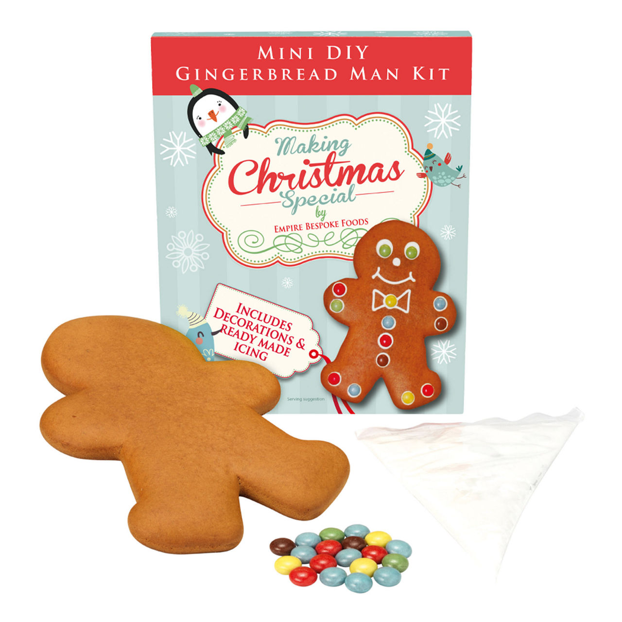 MAKING CHRISTMAS SPECIAL Mini DIY Gingerbread Man Kit